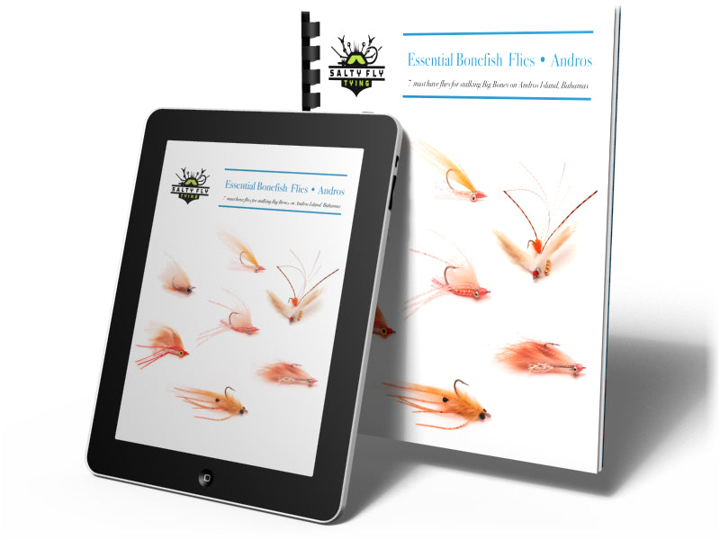 7 ESSENTIAL Bonefish Fly Patterns & Tying Recipes for Andros (eBook)